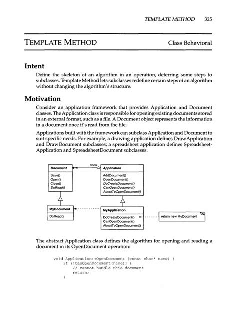 Template Method Pdf Inheritance Object Oriented Programming