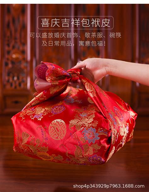 婚庆新娘嫁妆女方陪嫁包袱皮红色刺绣龙凤娘家大全包裹布结婚用品 阿里巴巴