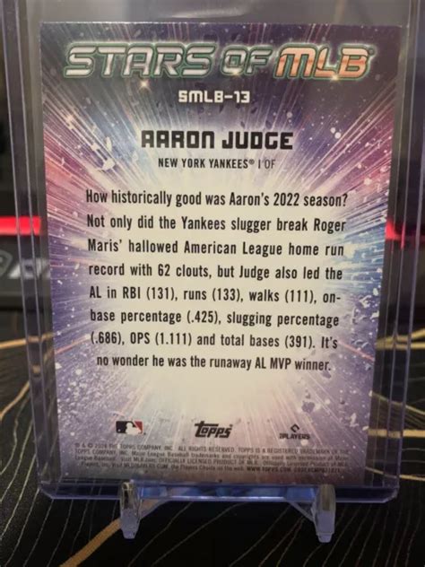 TOPPS SERIES Aaron Judge Stars Of MLB SMLB Yankees De New