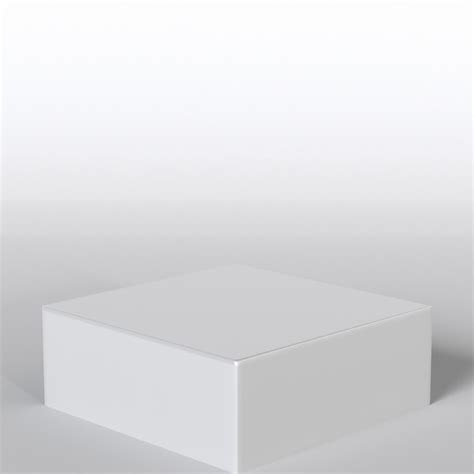 Premium Photo Product Placement White Cube