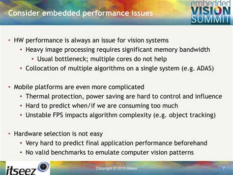 Opencv For Embedded Lessons Learned Pptx