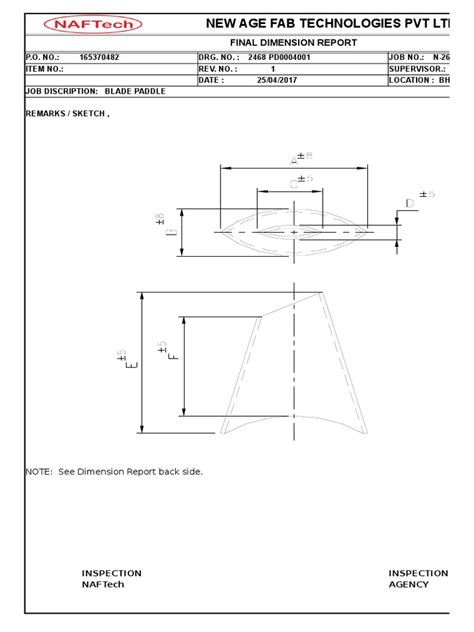 Dimension Report Pdf