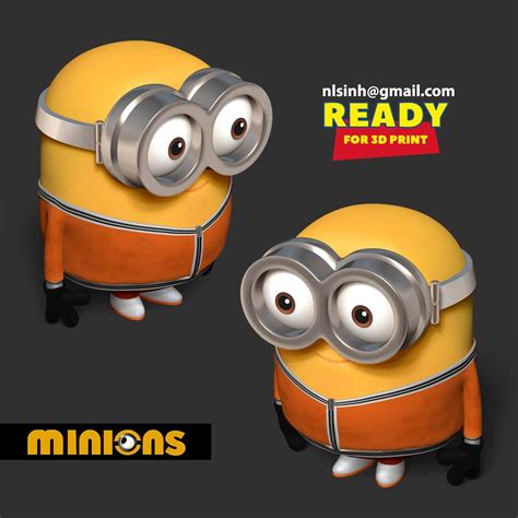 Bob The Minion 3d Model By Sinh Nguyen