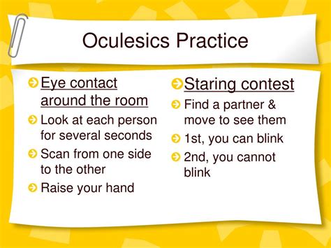 Ppt Oculesics Powerpoint Presentation Free Download Id1356929