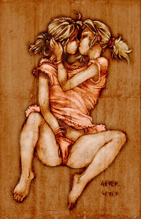 Rule 34 4ever4ever Blonde Hair Bottomless Conjoined Conjoined Kiss