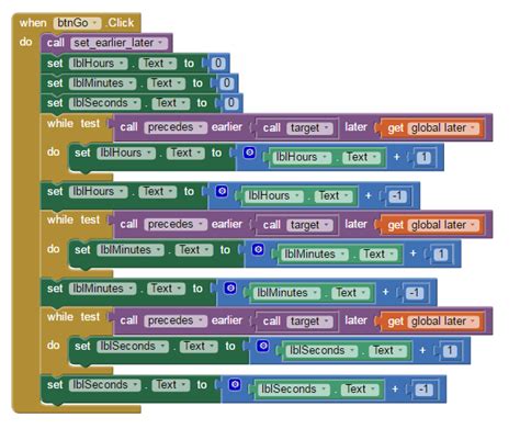 ai2 inventor forum news count up timer