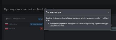 Problem Z Dyspozytorem W Ats I Ets Archiwum Truckersmp Forum
