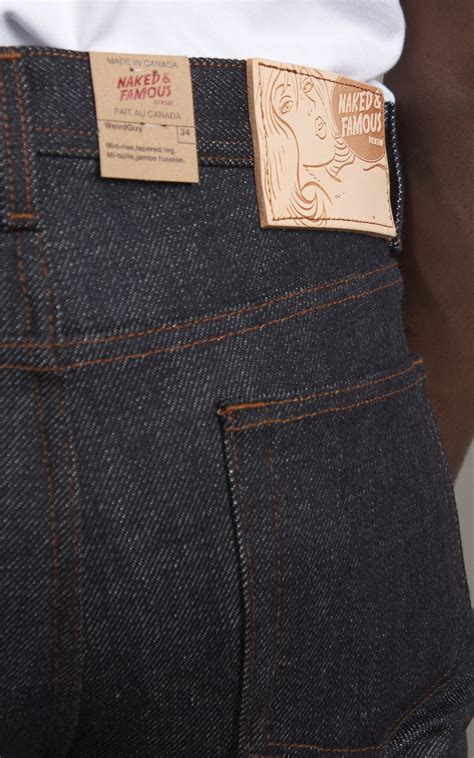 Naked Famous Denim Weird Guy Elephant 13 Red Core 21oz Cultizm