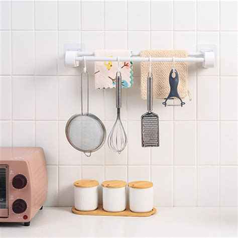 Badu Bg Обикновена двойна стойка за съхранение на кърпи за баня Спестете място Мултифункционална