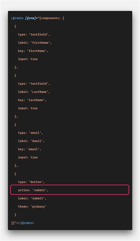 Submit Event Not Being Triggered · Issue 281 · Formioangular · Github