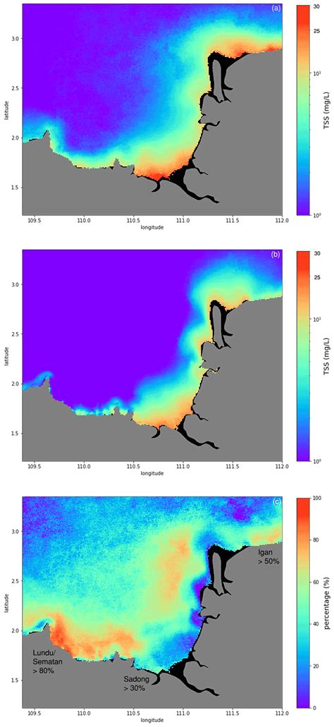 Bg Spatial And Temporal Dynamics Of Suspended Sediment Concentrations In Coastal Waters Of The