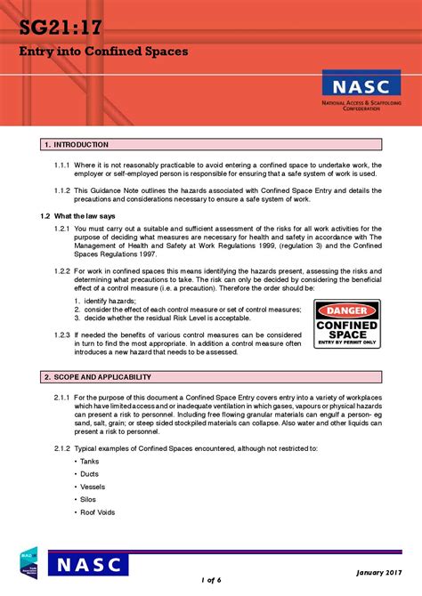 Nasc National Access And Scaffolding Confederation