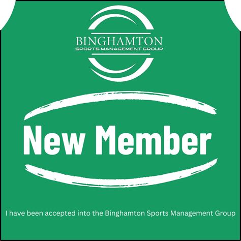 I Am Excited To Announce My Official Acceptance Into The Binghamton