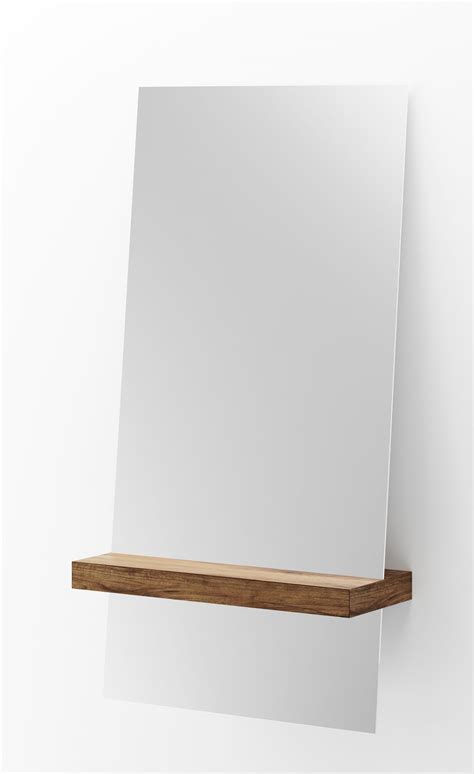 Guillotine Rectangular Mirror Walnut Peruse Per Use Guilloti Recht Wal