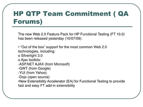 Ppt Automating Web 20 Ajax Based Applications With Qtp Fun With Gwt