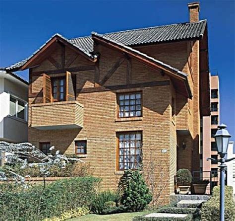 Fachadas De Casa Tijolinhos A Vista E V Rias Dicas De Como Usa Las