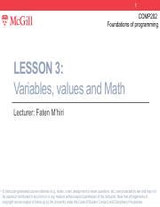 Foundations Of Programming Variables Values And Math In Python