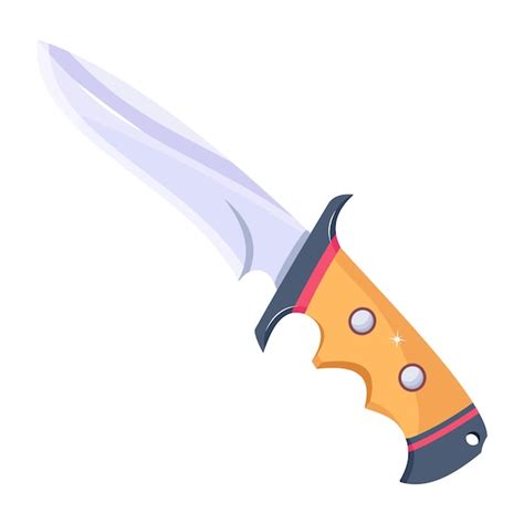 Premium Vector Modern Flat Design Of Knife