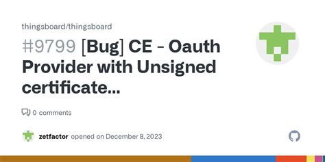 Bug Ce Oauth Provider With Unsigned Certificate Invalidtokenresponse · Issue 9799