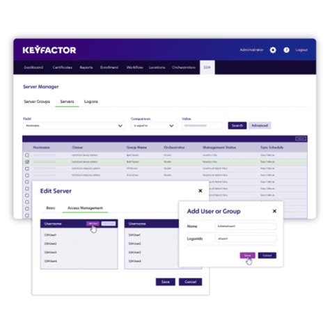 SSH Key Manager Keyfactor Command