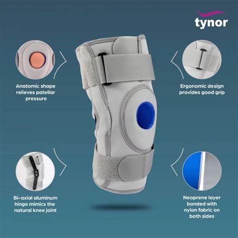 Tynor Knee Support Hinged Neoprene Megamed India
