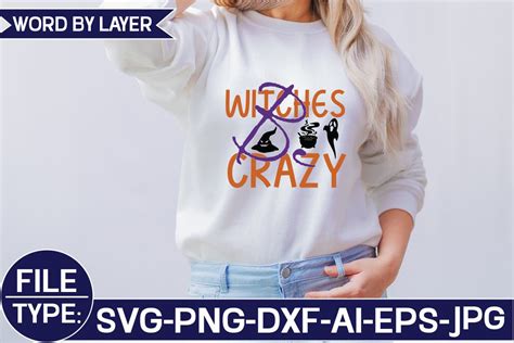Witches Be Crazy Svg Graphic By Momin Graphice · Creative Fabrica