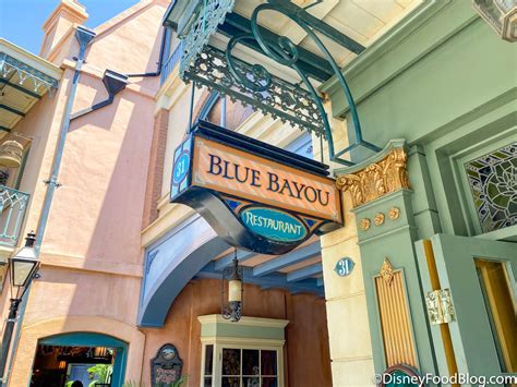 Blue Bayou Restaurant The Disney Food Blog