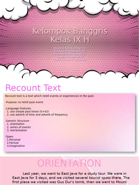 Kelompok Recount Text 2 Pdf