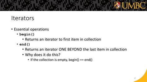 Cmsc 202 Lec20 Containers And Iterators2pptx