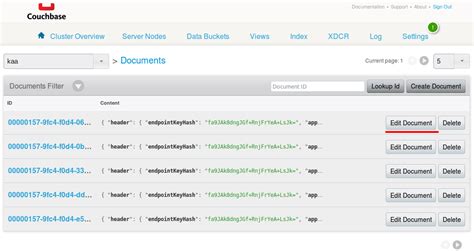 Couchbase Log Appender · Kaa