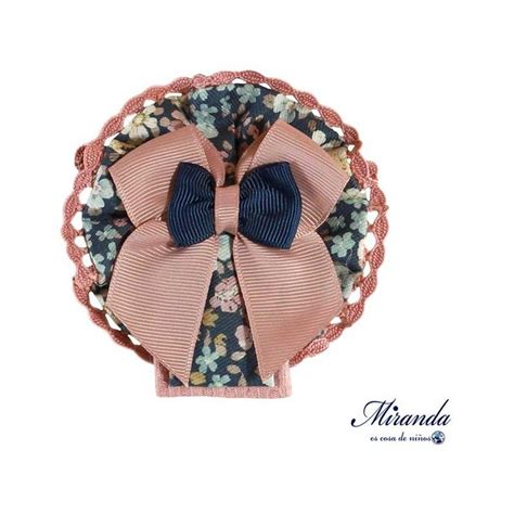 Miranda Winter 2023 Girl Combined Pink Dress Flowers
