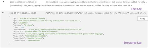 How To Log Correctly To Aws Cloudwatch From A Net Application
