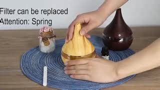 Jual Kbaybo Aroma Humidifier Diffuser Pengharum Ruangan Aromatherapy Wood Grain Gratis Essential