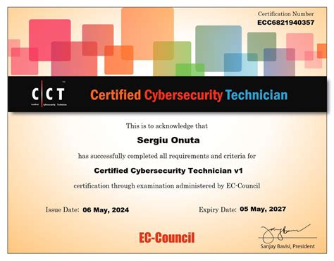 Sergiu Onuta On Linkedin Eccouncil Cybersecurity Scholarship Ethicalhacking