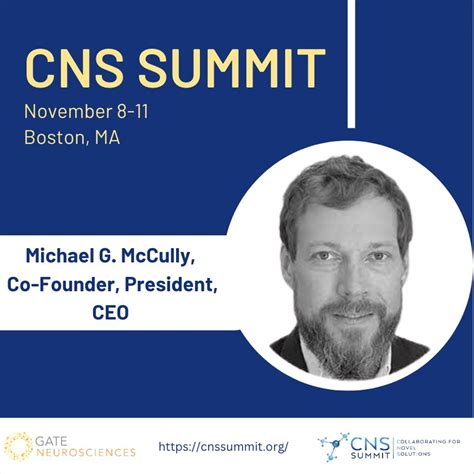 Gate Neurosciences On Linkedin Cnssummit2023