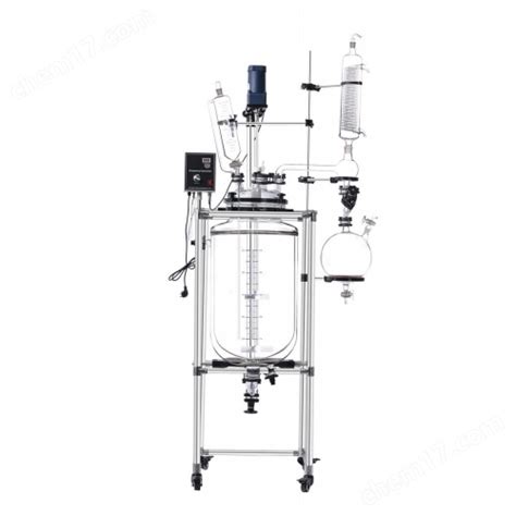 夹套玻璃反应釜gr 50l 化工仪器网