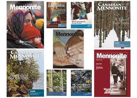 In House Acknowledgment Canadian Mennonite Magazine