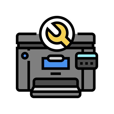 Printer Fixing Repair Computer Color Icon Vector Illustration 28085788 Vector Art At Vecteezy