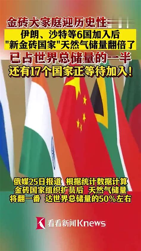 扩容后新金砖国家天然气储量占世界的一半 天然气 金砖国家 伊朗 新浪新闻