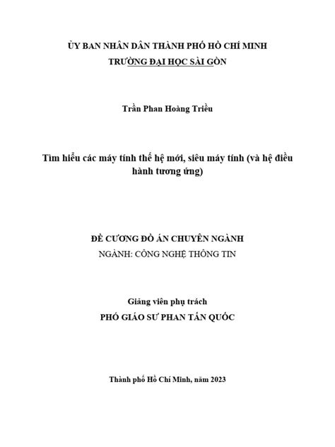 Tim Hieu Cac May Tinh The He Moi Sieu May Tinh Va He Dieu Hanh Tuong