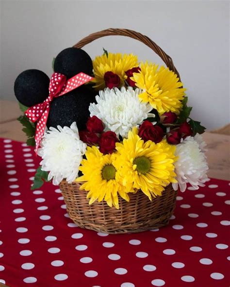 Mickey Mouse Flowers Mickey Party Mickey Mouse Birthday Disney Party
