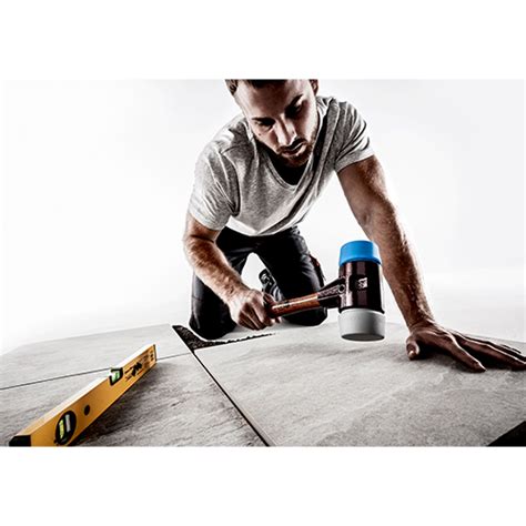 Halder Simplex Mallet With Grey Rubber Inserts Non Marring Cast Iron Housing And Wood Handle