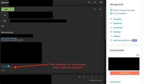 Solved Hubspot Community Cursor Jumps Around When Repling To Email