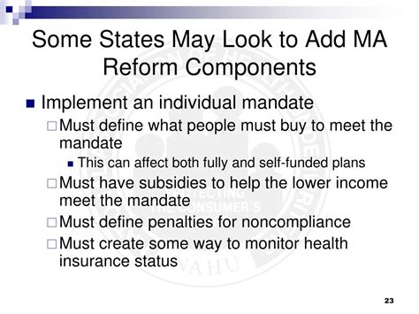 Ppt The Massachusetts Health Reform Powerpoint Presentation Free