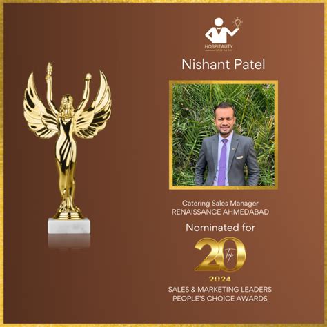 Nishant Patel Catering Sales Manager At Renaissance Ahmedabad Has