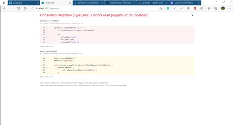 Payement Does Not Working Issue 11 CleverProgrammers React