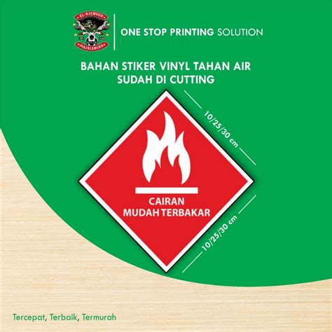 Jual Stiker B3 Safety Sign Rambu Limbah Beracun Shopee Indonesia