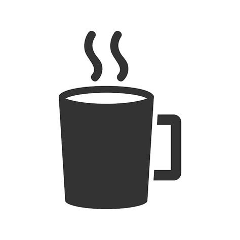 El Icono De La Taza De Café Vector Premium