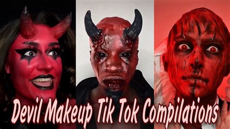 Devil Makeup Transformation In Tik Tok 👹 Makeup Compilation 5 🕷 Crazy