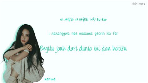 aespa 에스파 I m Unhappy Release Han Rom Ina Color Coded Lyrics Lirik Terjemahan Indonesia